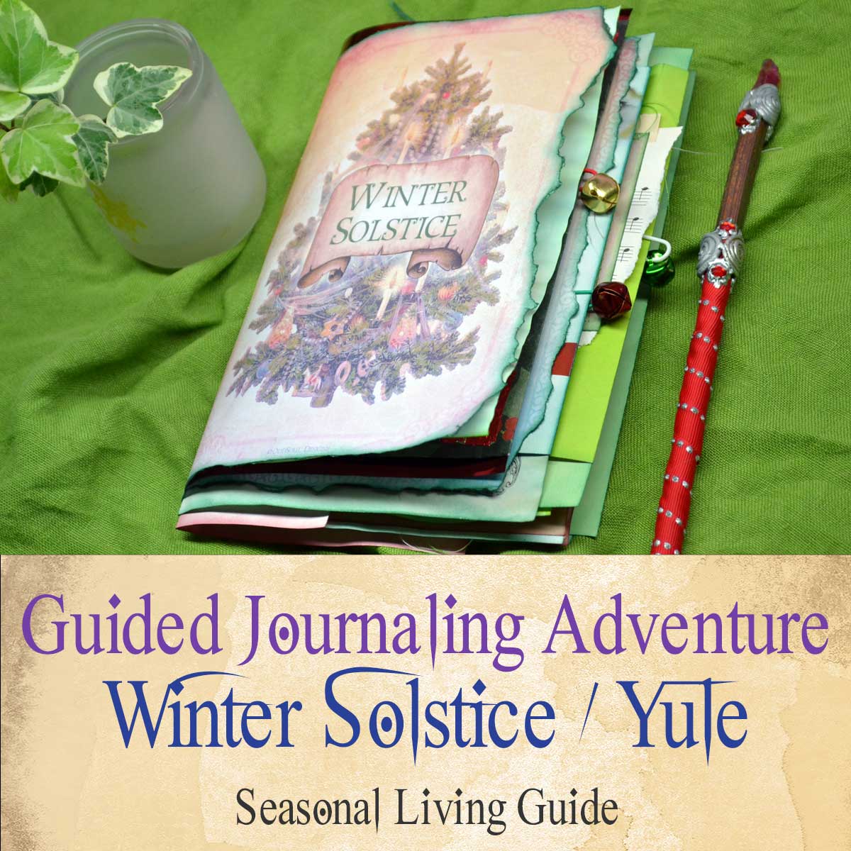DIY Yule Log Spell For The Winter Solstice (New Year Intention Setting ...