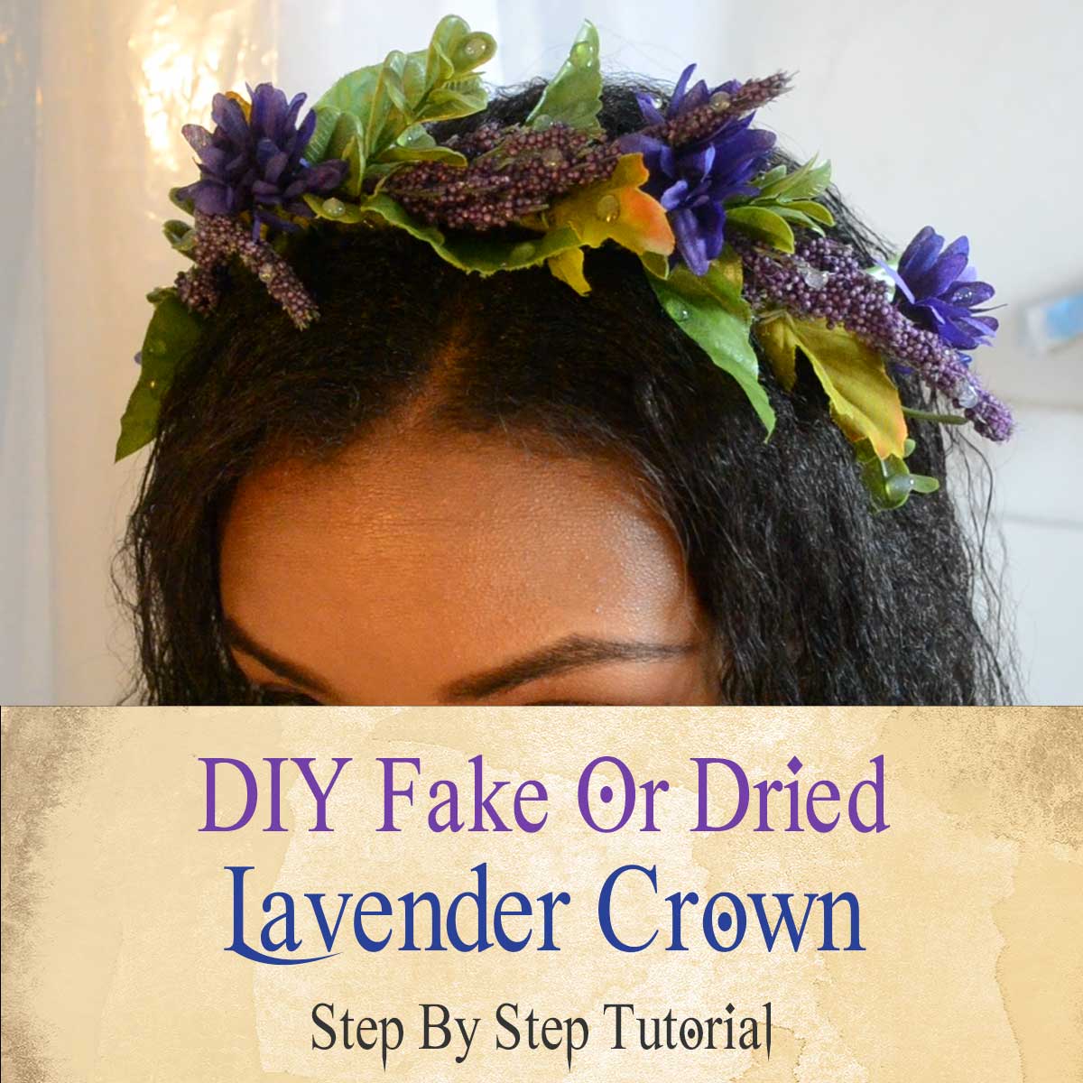DIY Lavender Crown Tutorial For Harvest Season – The Writing Witch